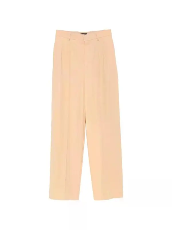 Wardrobe.NYC Wide Leg Trousers With Pressed Crease