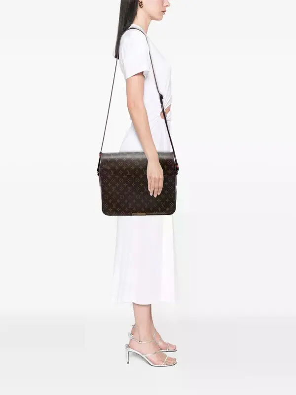LOUIS VUITTON Monogram Abbesses Crossbody Bag - Brown