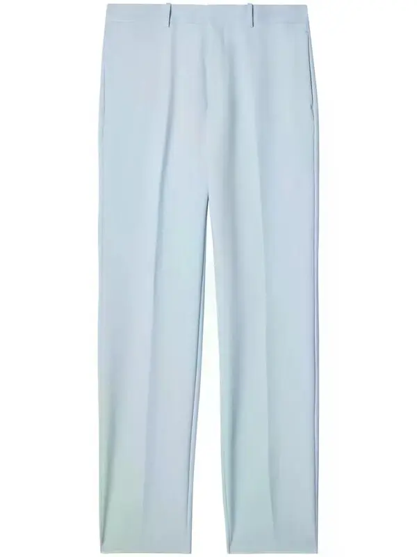 Off-White Logo Embroidered Straight-leg Trousers