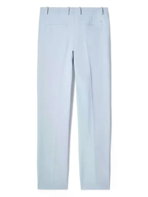 Off-White Logo Embroidered Straight-leg Trousers