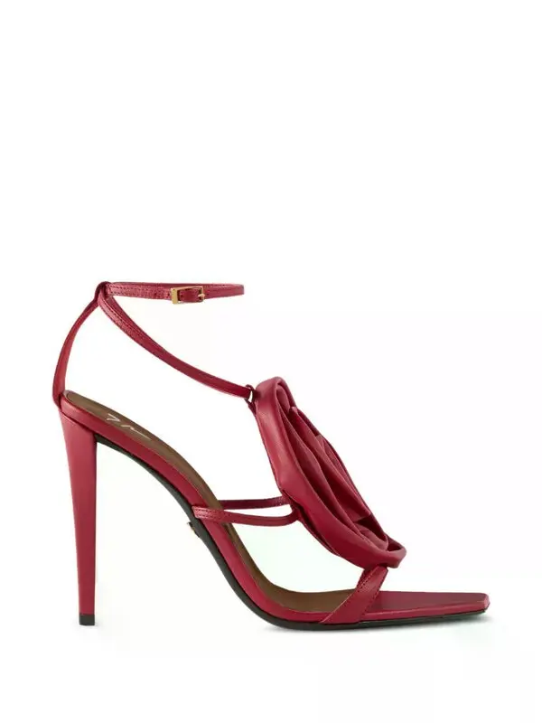 GIUSEPPE ZANOTTI Cursed Flower Sandals 105 - Red