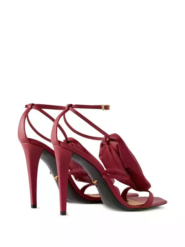 GIUSEPPE ZANOTTI Cursed Flower Sandals 105 - Red