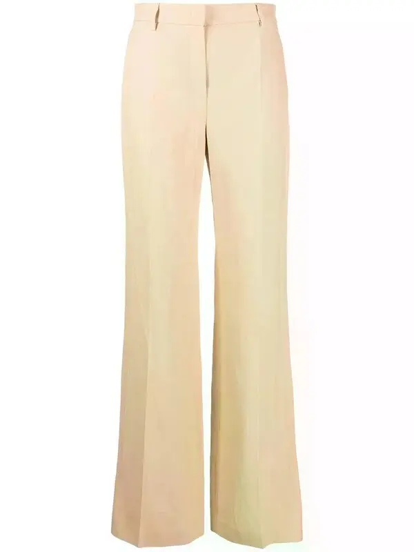 Alberta Ferretti High-waisted Straight-leg Trousers