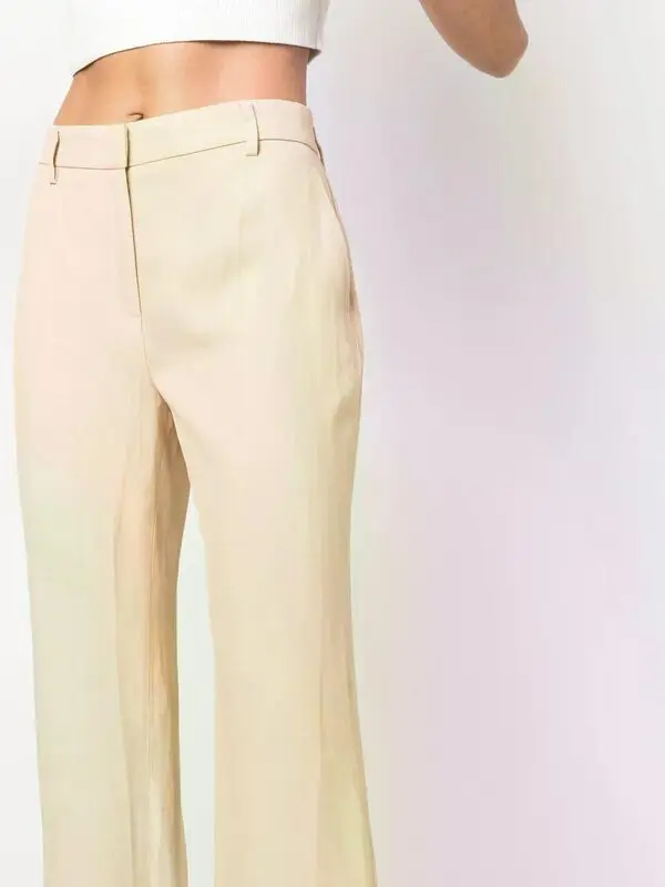 Alberta Ferretti High-waisted Straight-leg Trousers
