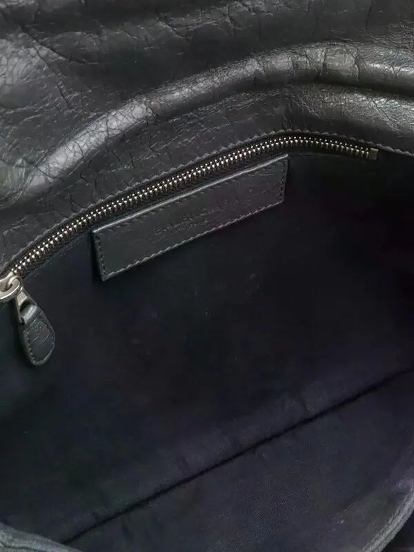 Balenciaga 2015 Lambskin Leather Motocross Giant 12 Envelope Crossbody Bag - Grey