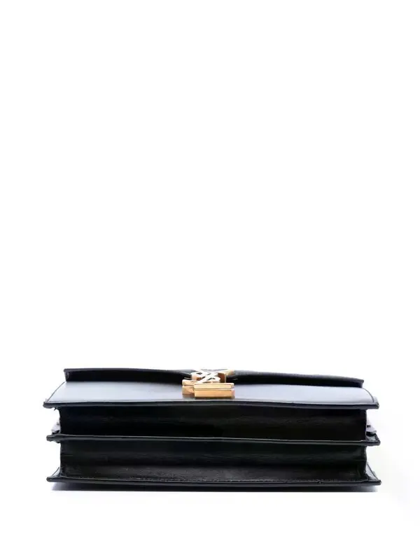 Saint Laurent Monogram Cassandra Clasp Bag - Black