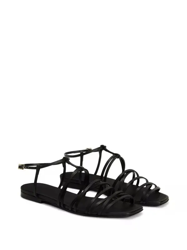 JIL SANDER Square-toe Sandals With Ankle Strap
