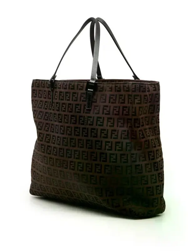 Fendi Zucchino Canvas Tote Bag