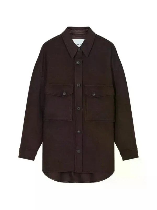 Closed Oversized Button-up Jacket