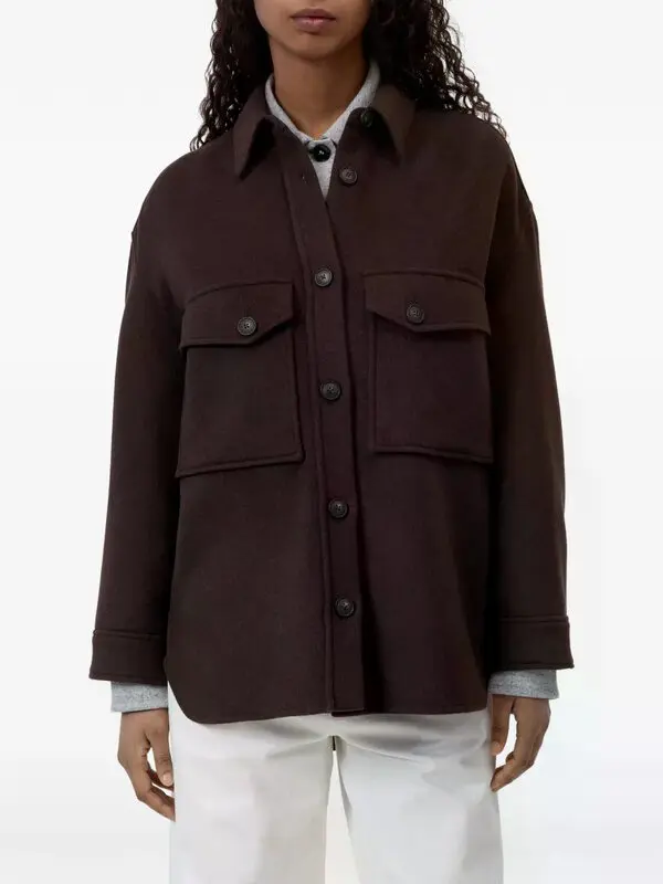 Closed Oversized Button-up Jacket