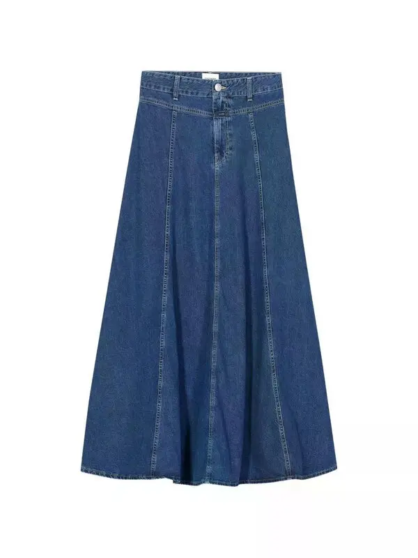 Closed Panelled Maxi Skirt