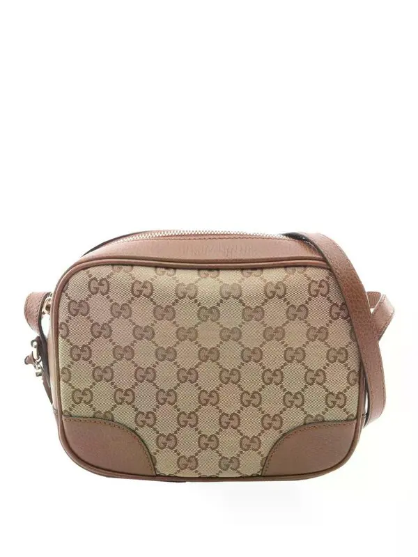 Gucci Gg Canvas Bree Crossbody Shoulder Bag - Brown
