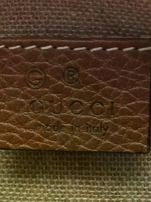 Gucci Gg Canvas Bree Crossbody Shoulder Bag - Brown