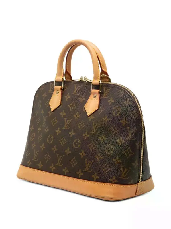LOUIS VUITTON Monogram Alma Pm Handbag - Brown