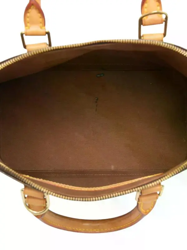 LOUIS VUITTON Monogram Alma Pm Handbag - Brown