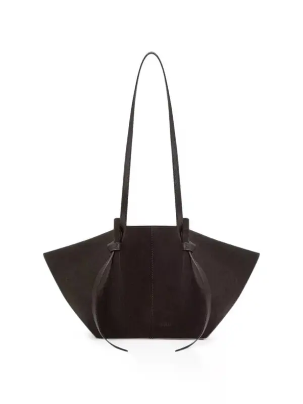 Yuzefi Pleated Mochi Shoulder Bag - Brown