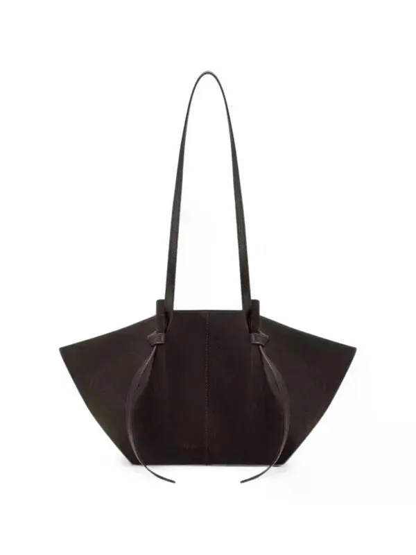Yuzefi Pleated Mochi Shoulder Bag - Brown