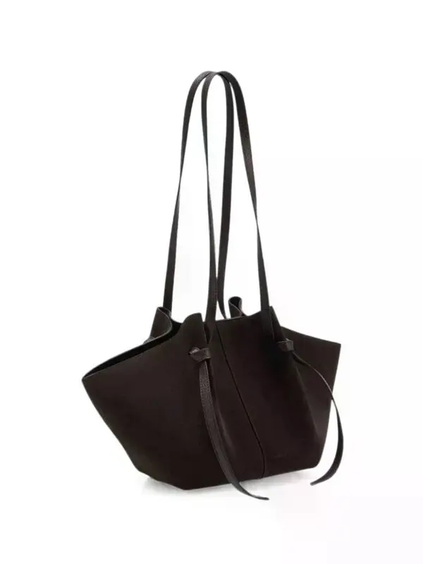 Yuzefi Pleated Mochi Shoulder Bag - Brown