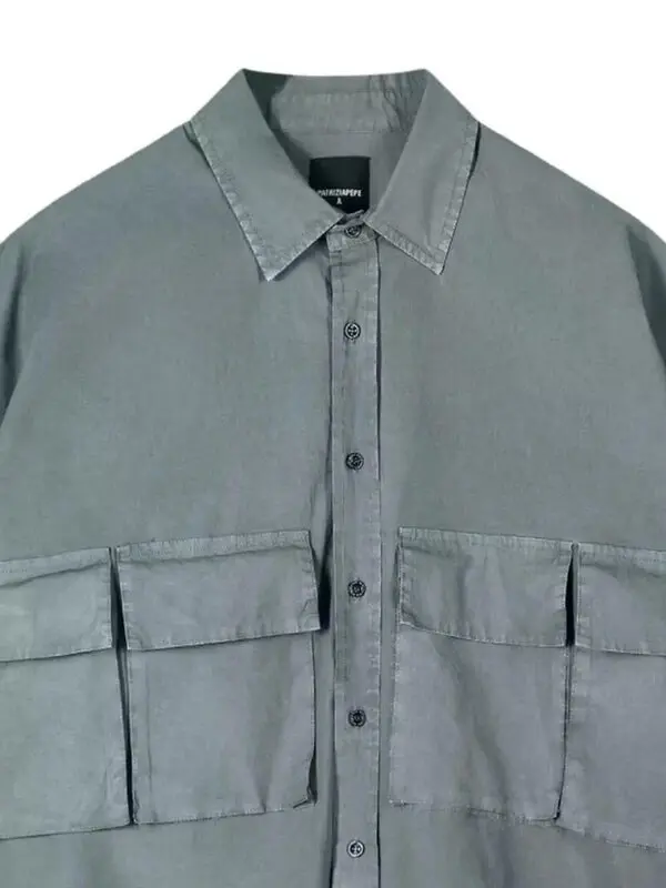 Patrizia Pepe Garment-dyed Oversized Shirt