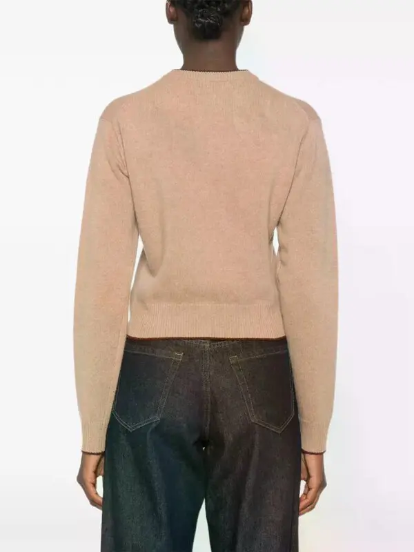 Chloé Embroidered Heart Cardigan
