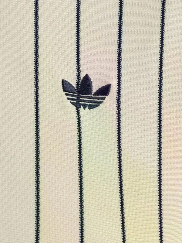 Adidas Reversible Pinstriped Bomber Jacket