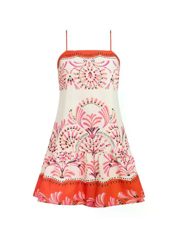 MARIE OLIVER Eileen Ruffled Mini Dress