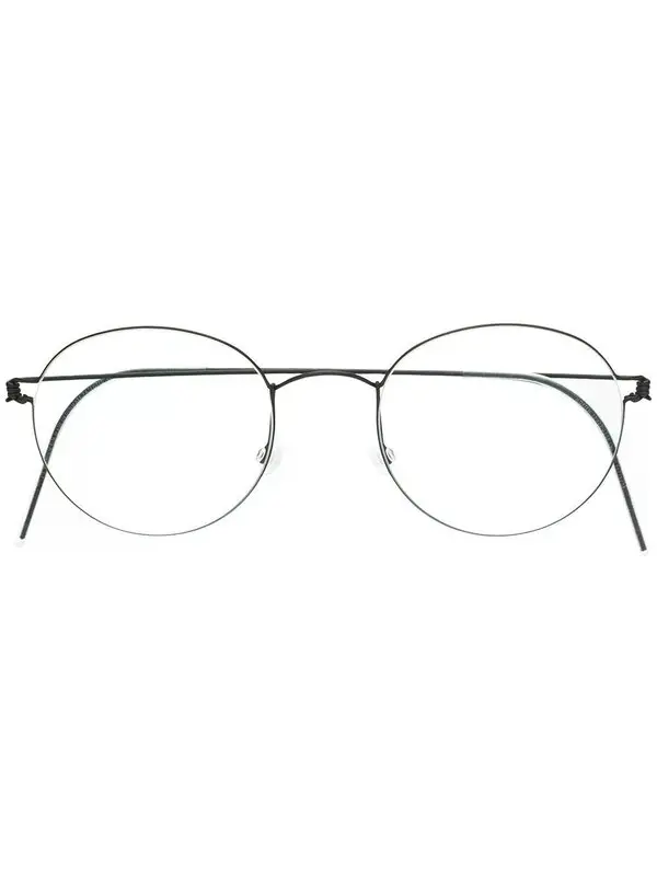LINDBERG Round Frame Optical Eyeglasses - Metallic