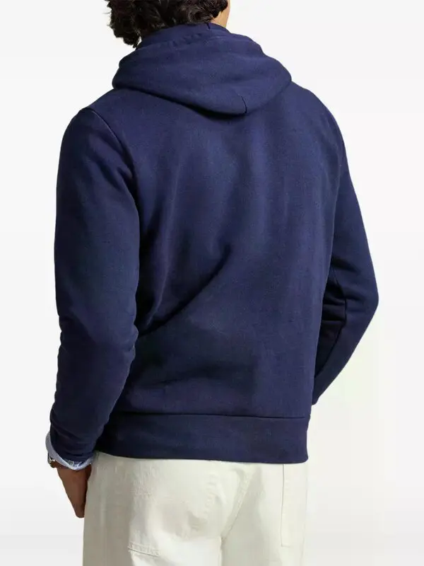 Polo Ralph Lauren Embroidered Logo Hoodie - Blue