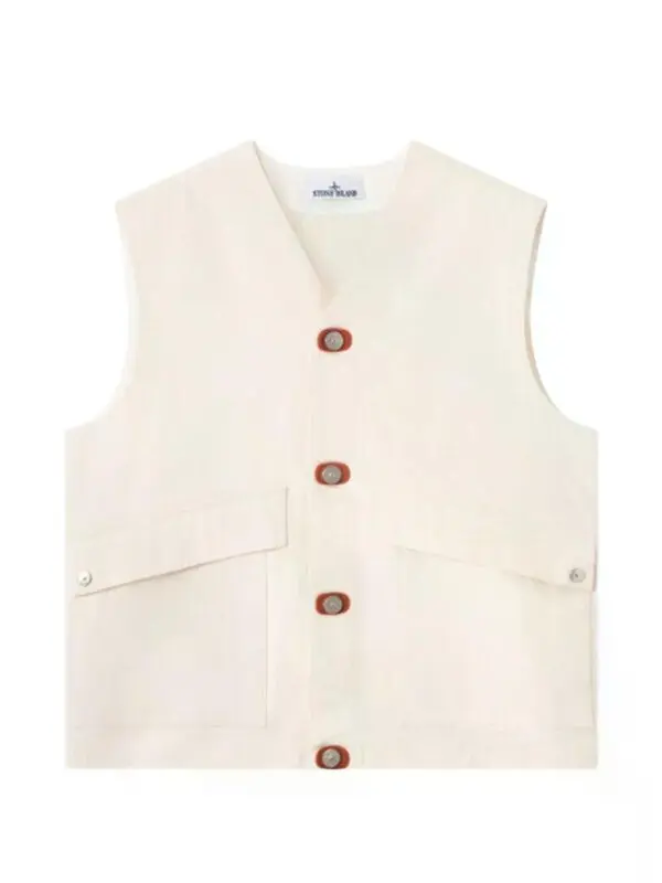 Stone Island Button-up Cargo Gilet