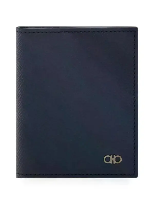 FERRAGAMO Gancini Credit Card Holder - Blue