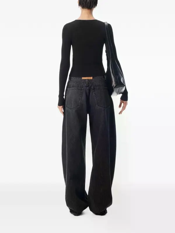 Alexander Wang Ribbed-knit Zip-up Cardigan