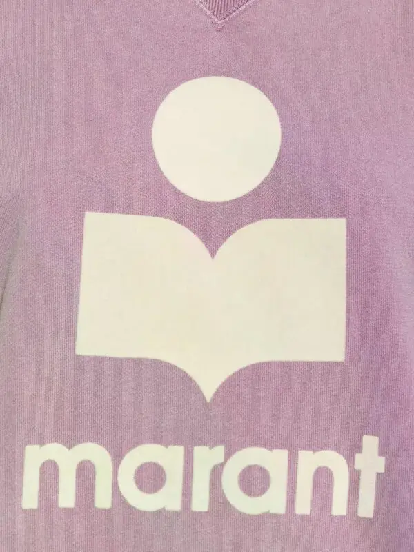 MARANT ETOILE Moby Logo Sweatshirt - Purple
