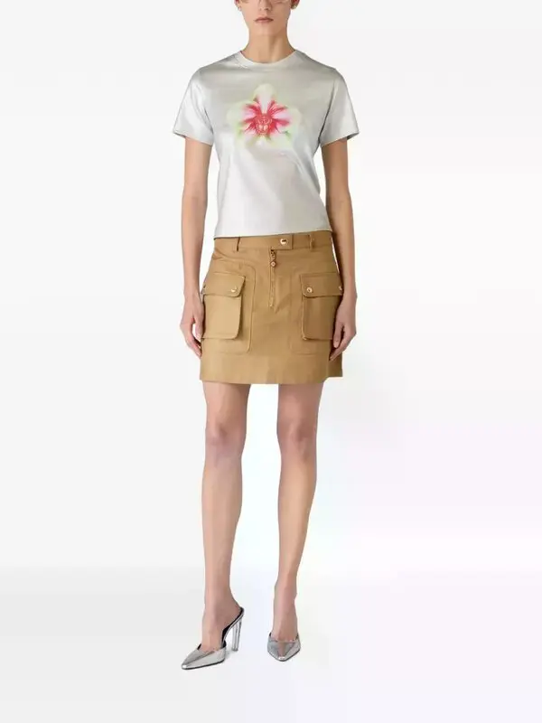 Casablanca Glitch Orchid T-shirt - Silver