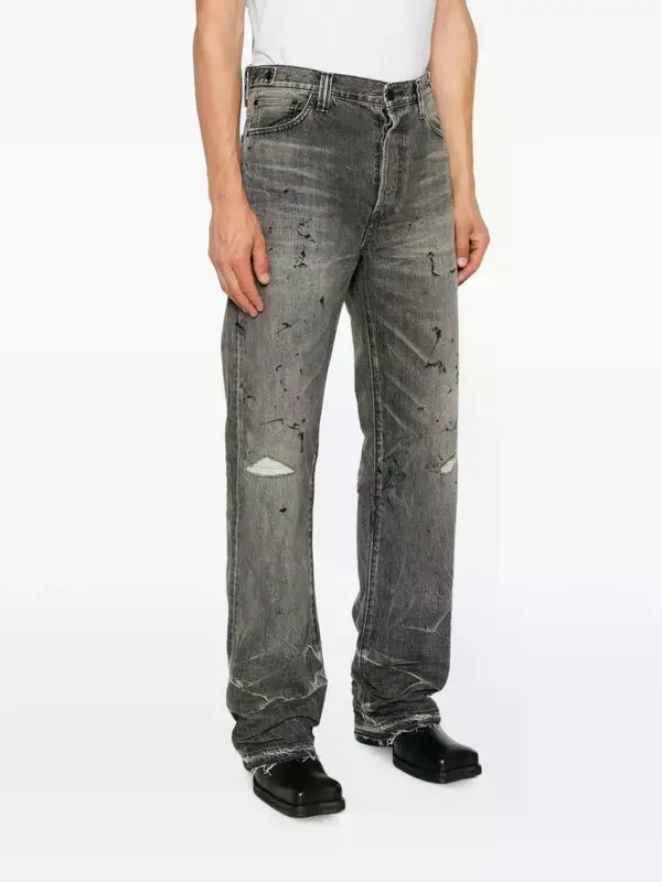 Mastercraft Union Paint-splatter Distressed Jeans