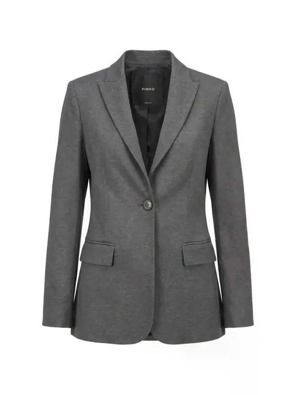 Pinko Single-breasted Peak Lapel Blazer