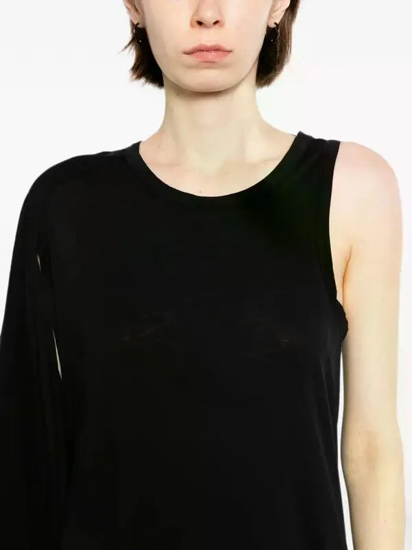 Yohji Yamamoto Asymmetrical Draped Dress