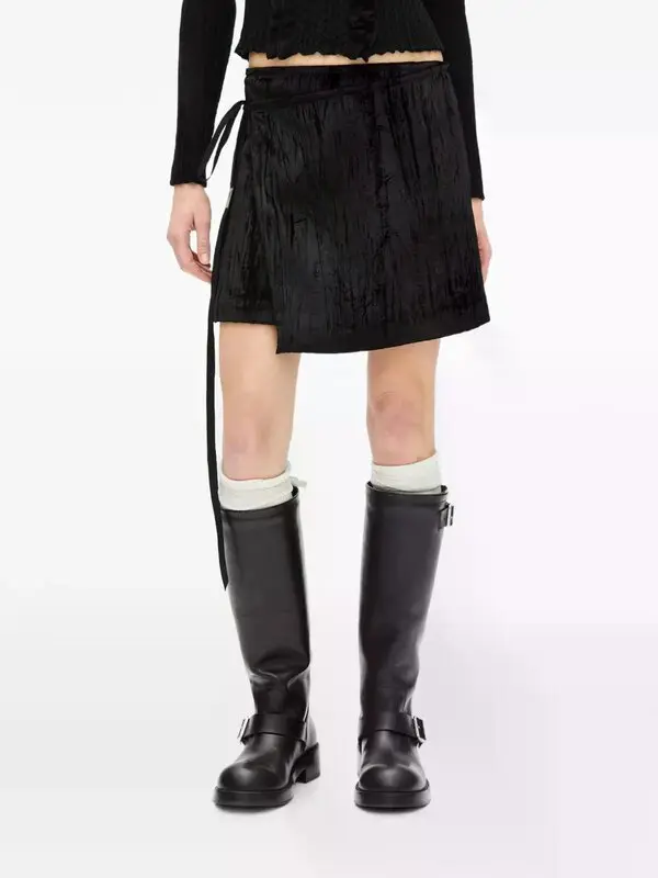 ANN DEMEULEMEESTER Midi Wrap Skirt