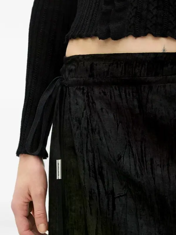 ANN DEMEULEMEESTER Midi Wrap Skirt