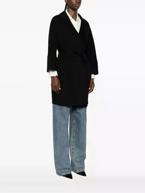Max Mara Arona Belted Notch-lapel Coat