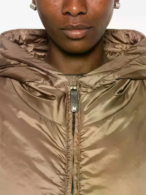 Max Mara Hooded Sleeveless Padded Jacket