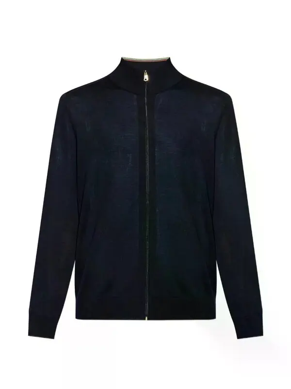 Paul Smith Zip-up Wool Cardigan