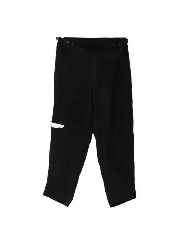 Yohji Yamamoto Crinkled Gurkha Trousers