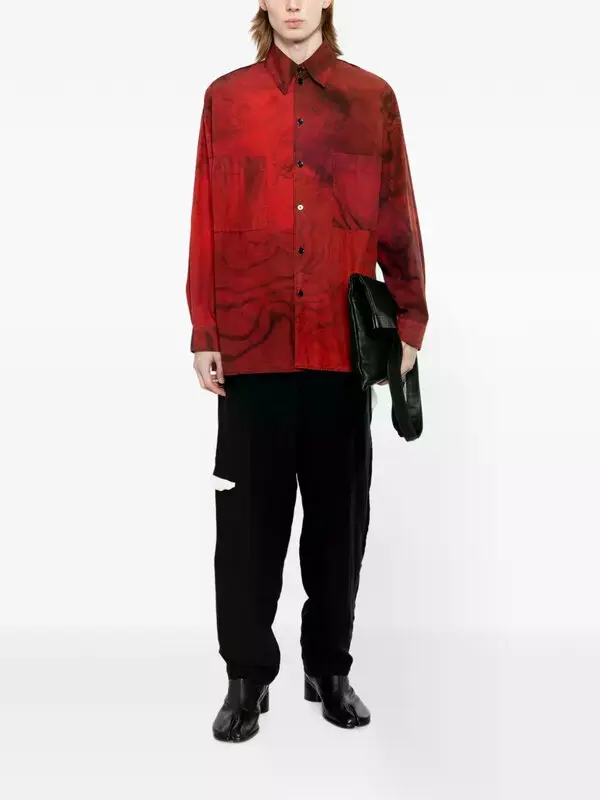Yohji Yamamoto Crinkled Gurkha Trousers