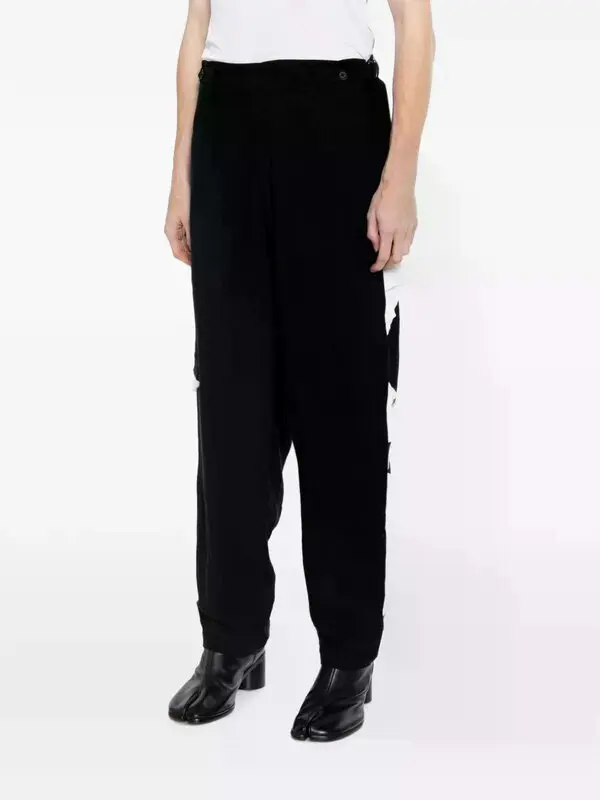 Yohji Yamamoto Crinkled Gurkha Trousers