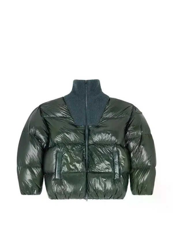 DIESEL® Down Puffer Jacket In Ripstop With High Ribbed Collar
