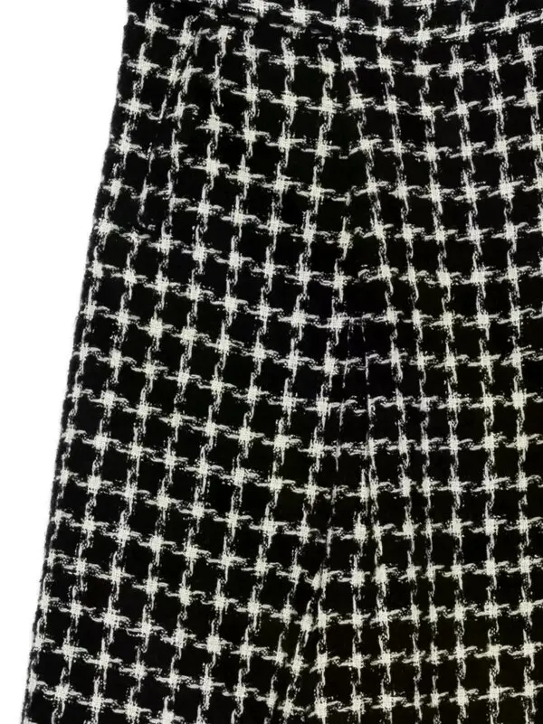 Yohji Yamamoto Tweed Flared Trousers