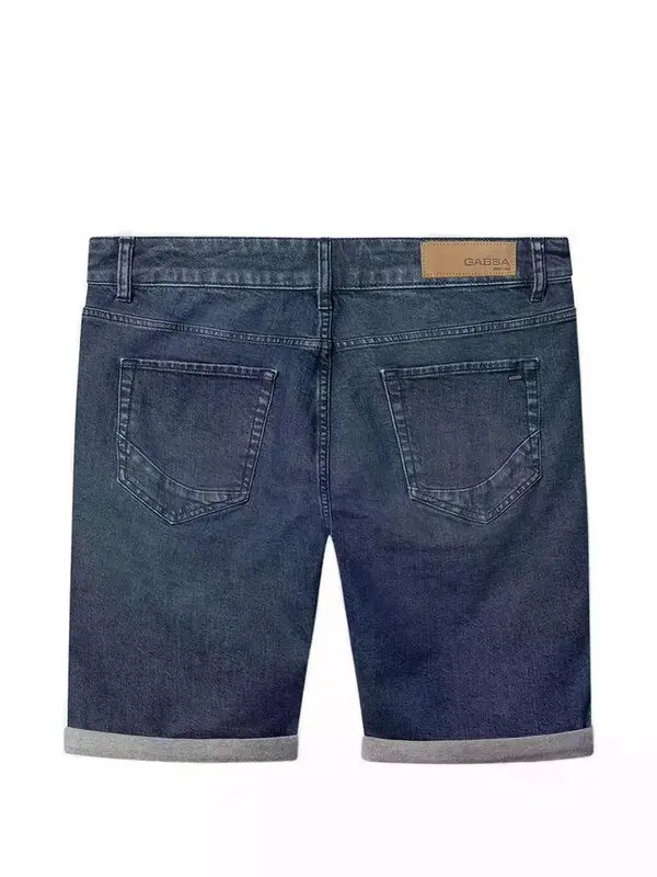 GABBA Markus Shorts With Whiskering Effect And Cuffed Hem