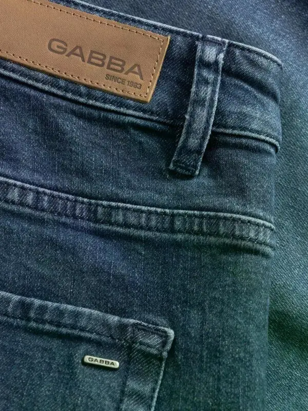 GABBA Markus Shorts With Whiskering Effect And Cuffed Hem