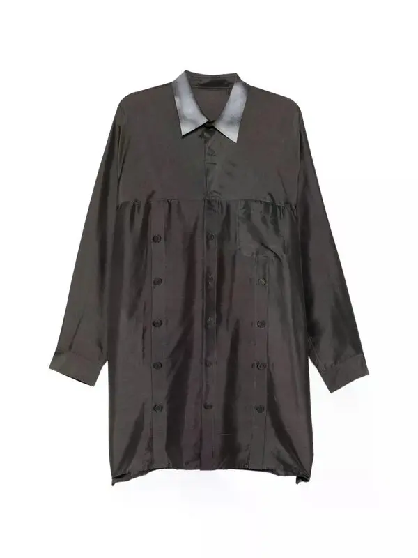 Yohji Yamamoto R-button Shirt - Grey