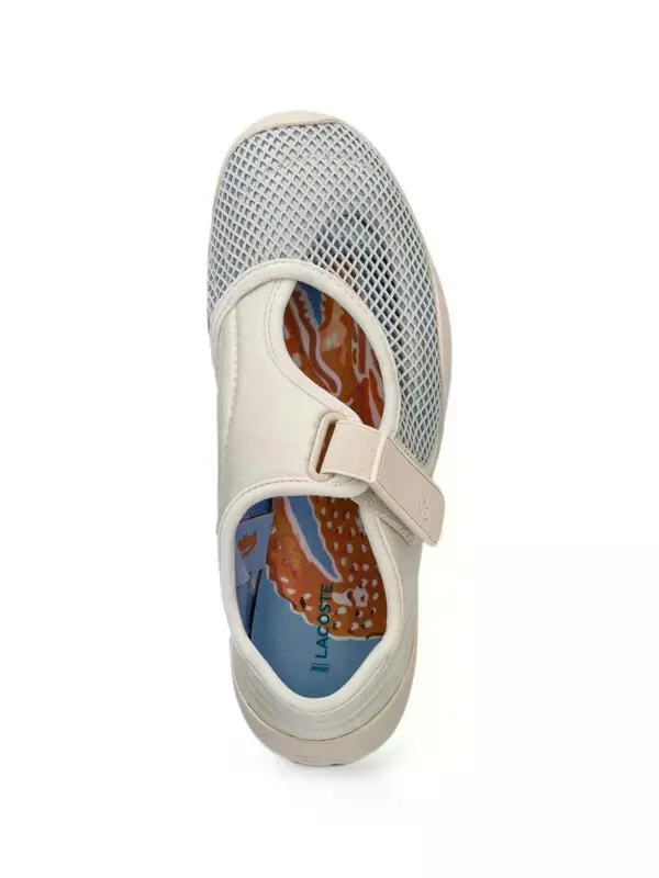 Lacoste Mesh Touch-strap Sneakers - Neutrals